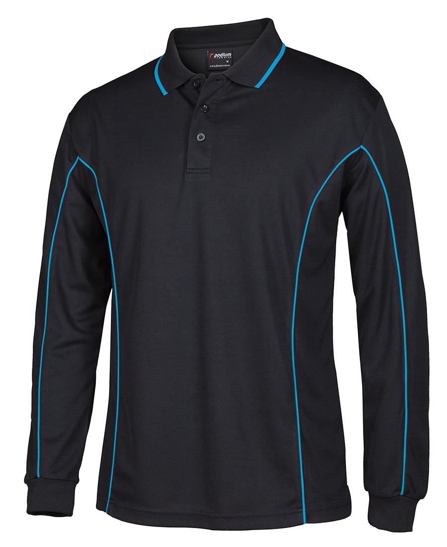 Podium L/S Piping Polo Podium L/S Piping Polo